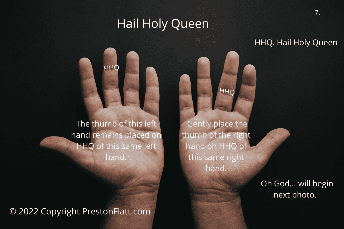 How To Pray The Rosary Without Rosary Beads, Counting On Your Fingers ...
